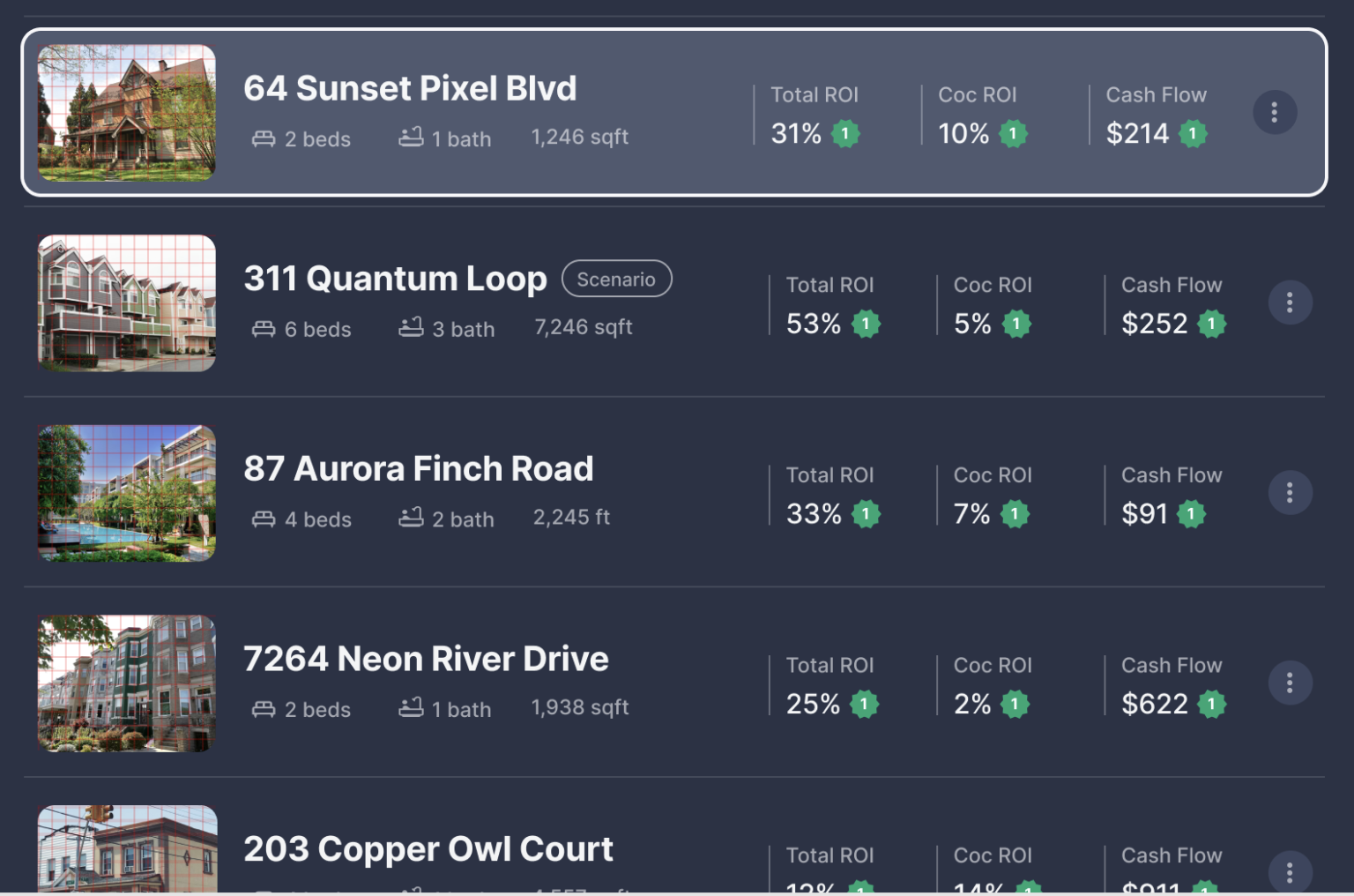 Instant Portfolio & Investment Analysis for Real Estate Agents